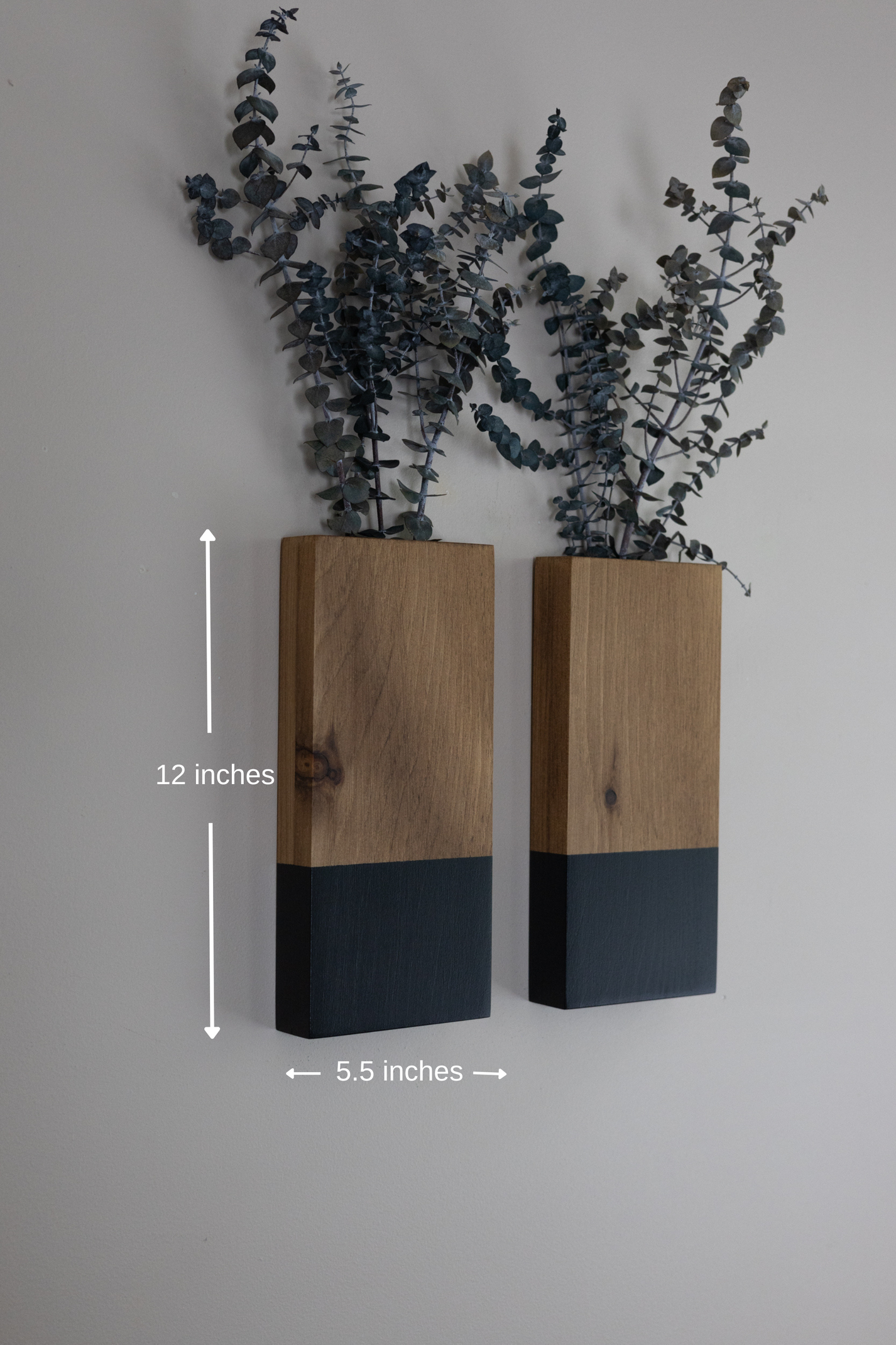 Wood Wall Pocket 12 Inch Dip Painted – Carpenter Katie Co.
